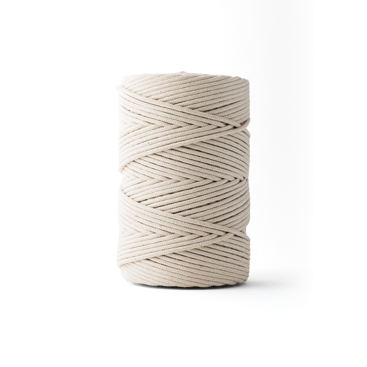 Corde en coton tressé 3 mm – naturel – 160 m – coton naturel recyclé ...